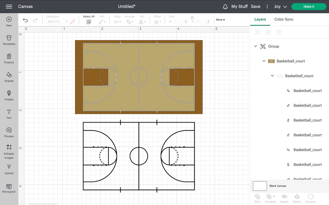 Basketball Court SVG, Regulation Lines Cut File (digital Download) - Etsy