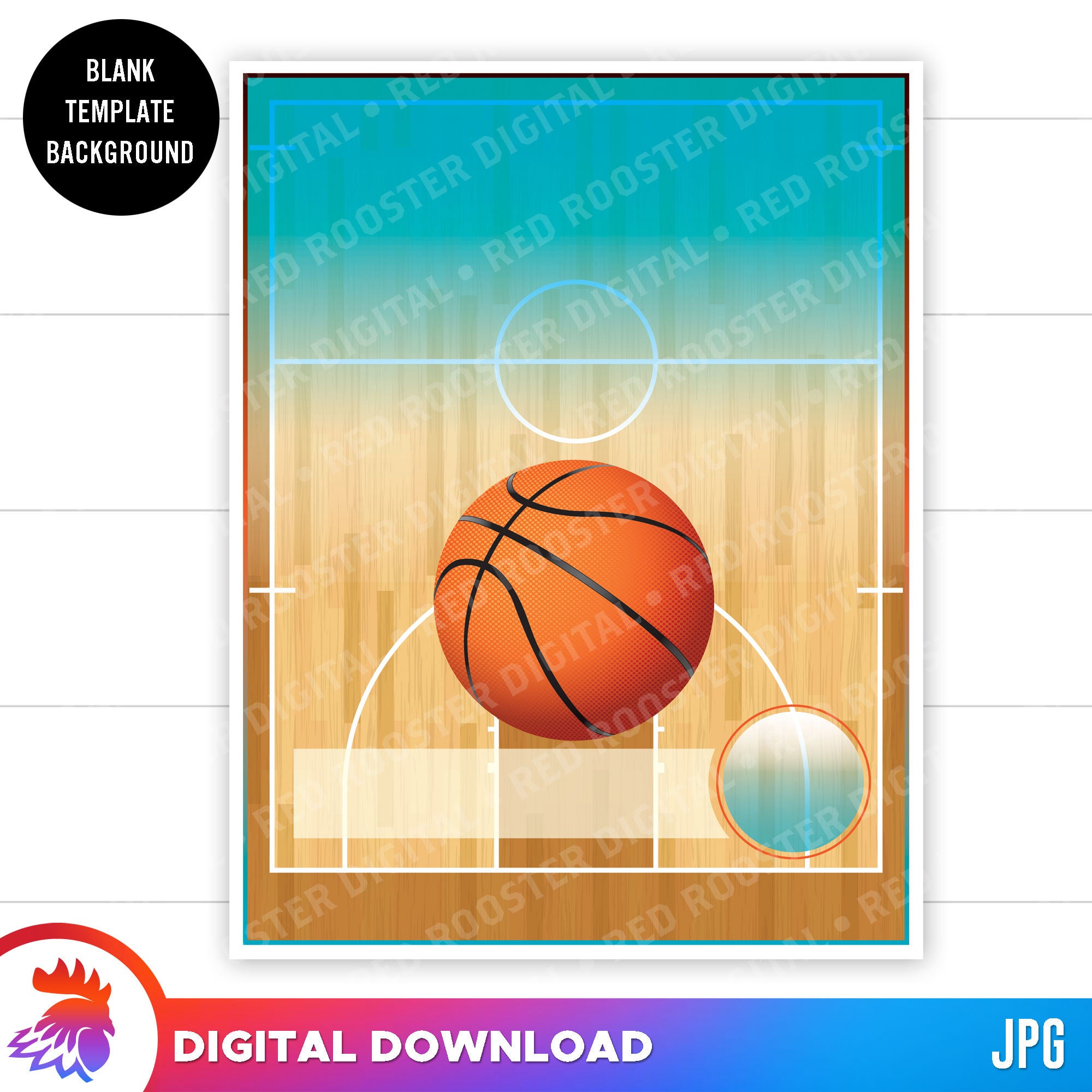 Basketball Flyer Template, Blank Basketball Background, Basketball ...