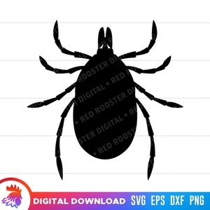 Tick Svg, Parasite, Parasitic Arachnid Svg, Png Eps Vector Cricut File ...