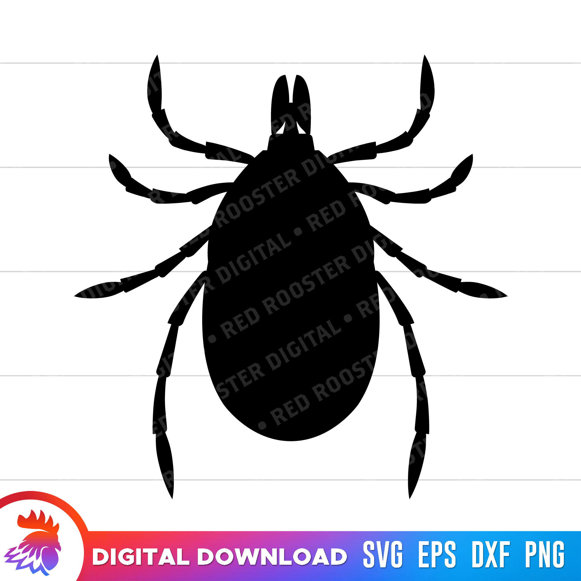 Tick Svg, Parasite, Parasitic Arachnid Svg, Png Eps Vector Cricut File ...