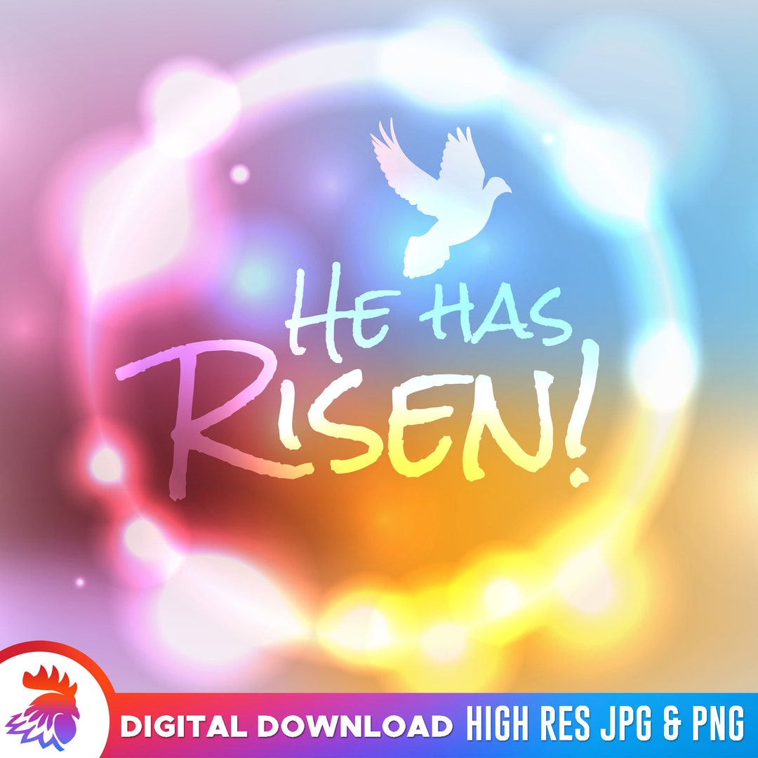 He Has Risen, Church Easter Background, Easter Sunday Background ...