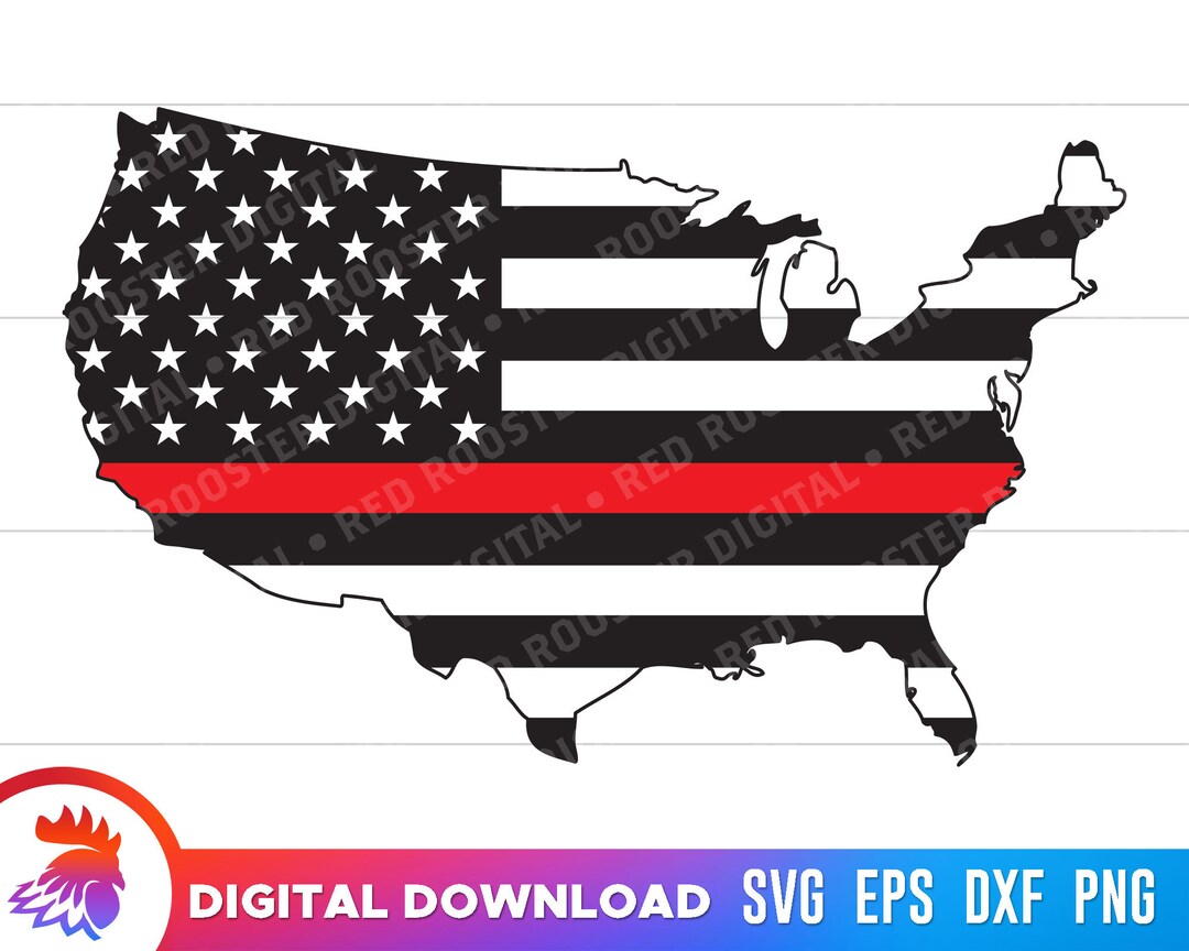 Firefighter Flag SVG Firefighter Flag Cut File Firefighting - Etsy