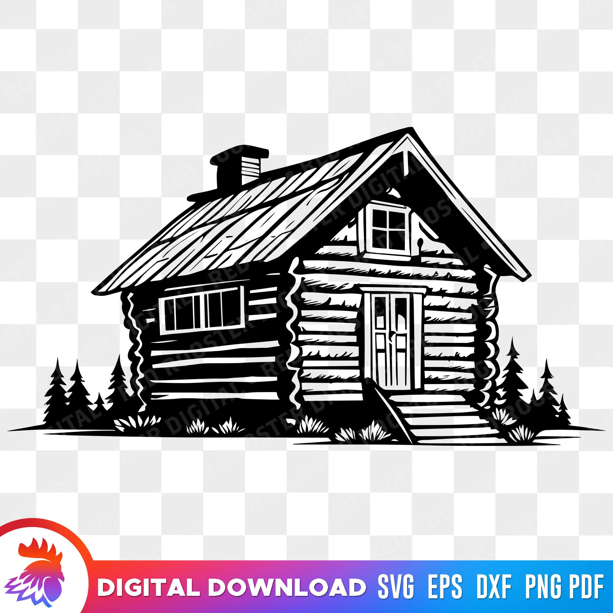 Log Cabin Vector