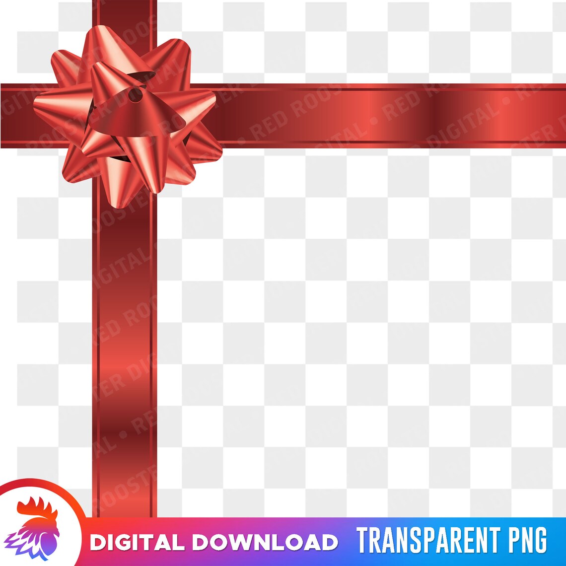 Christmas Gift Wrap, Red Christmas Bow, Transparent, PNG, Christmas ...