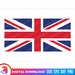 British Union Jack Flag SVG Vector, UK Flag DXF (digital Download) - Etsy