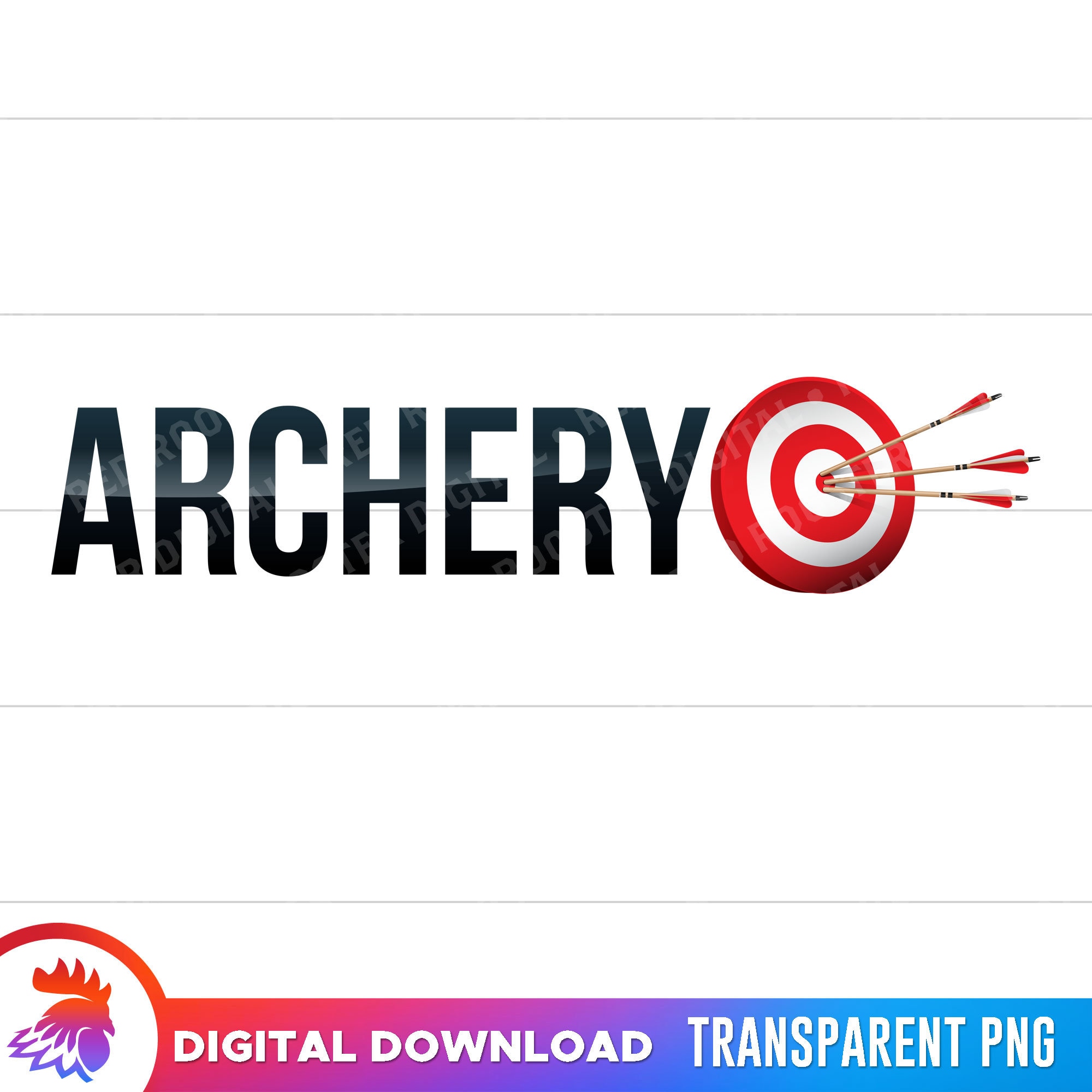 Archery Word Art PNG, Target Clipart (digital Download) - Etsy