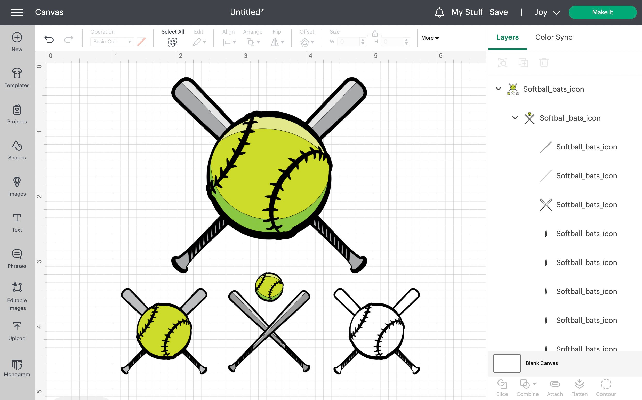 Softball SVG, Softball Silhouette, Softball and Bats, Softball Cut ...