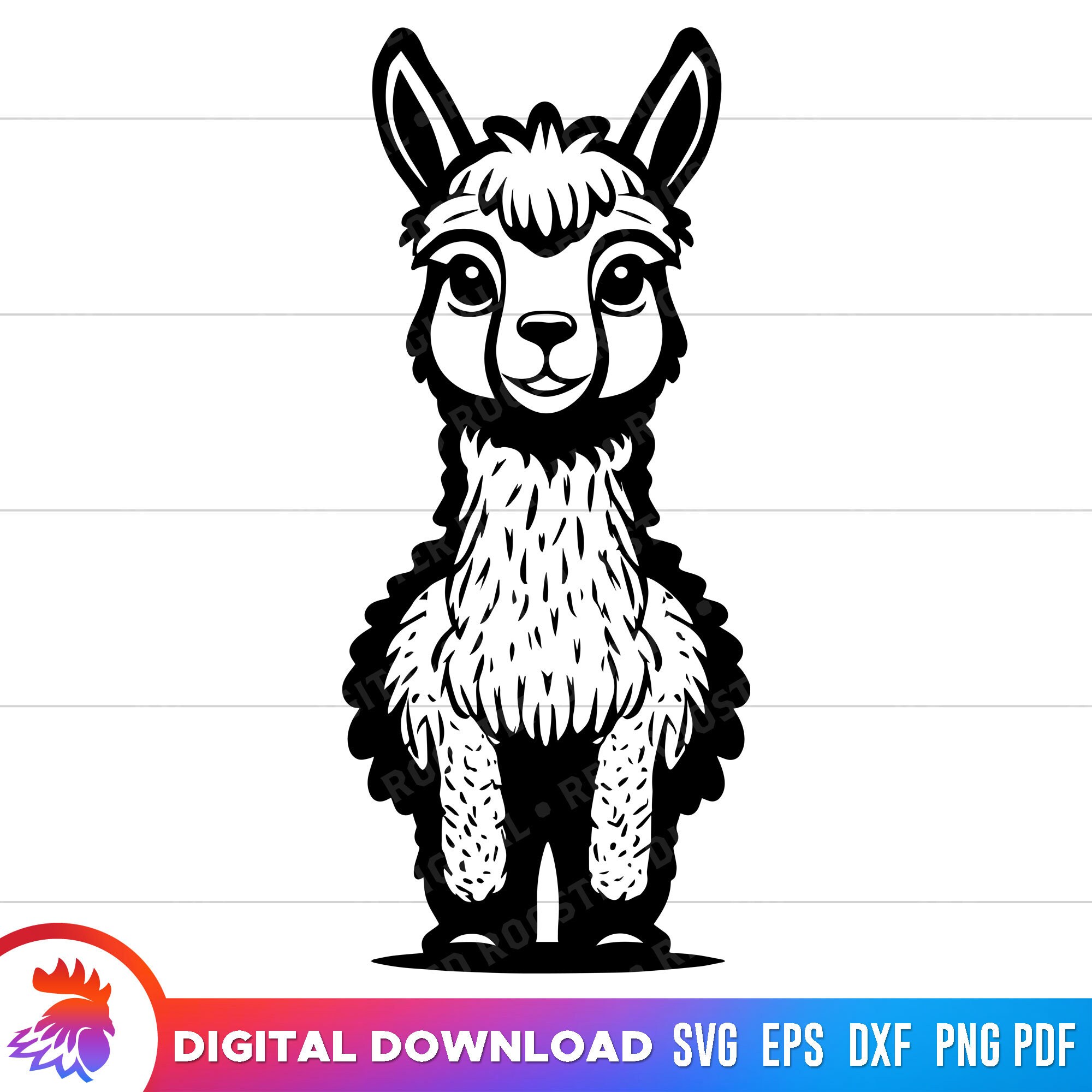 Cute Alpaca Svg, Alpaca Svg, Happy Alpaca Cartoon, Cartoon Alpaca Png ...