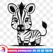 Cute Cartoon Zebra Svg, Baby Zebra, Cartoon Zebra, Cartoon Zebra ...