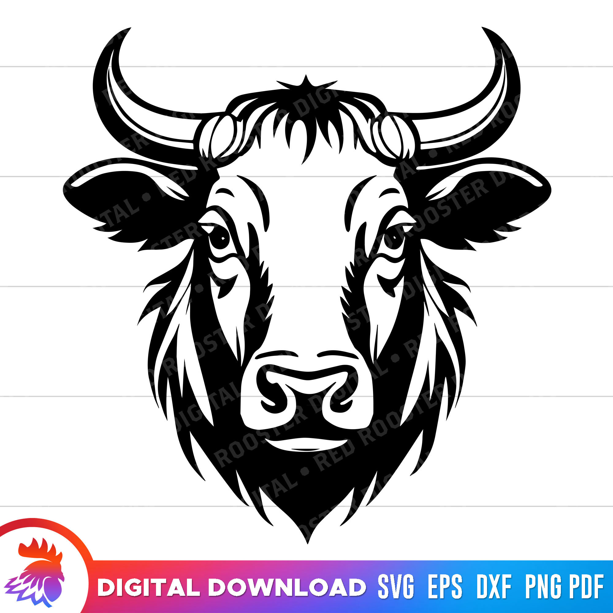 Bull Face Svg, Bull Head Svg, Steer Svg, Ox Svg, Bull Cut File Svg ...