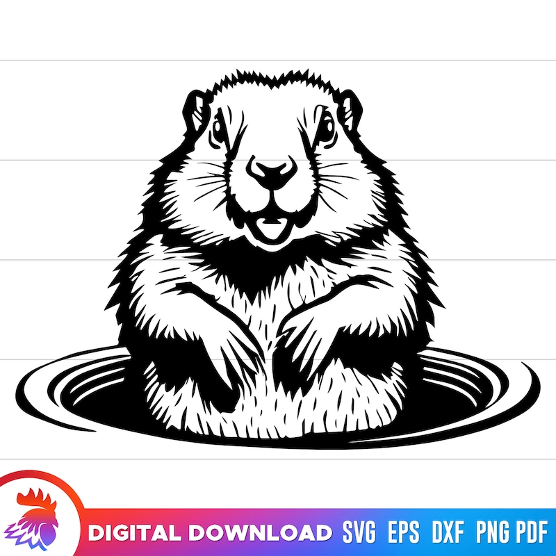 Groundhog Day Clip Art - Etsy
