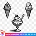 Ice Cream Svg, Ice Cream Cone Svg, Hot Fudge Sundae Svg, Soft Served ...