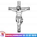 Jesus Christ Svg, Christ on the Cross, Christ Crucified, Easter ...