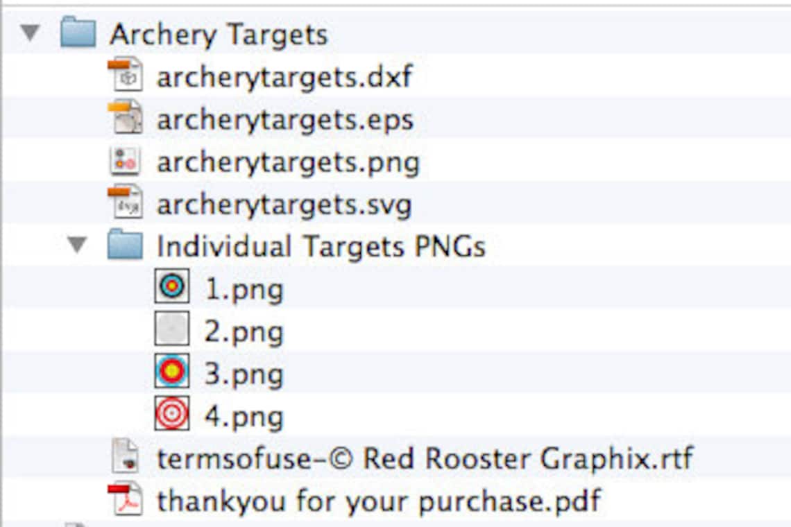 Printable Archery Target (svg, Eps, Png, Dxf Cut Files - Digital ...