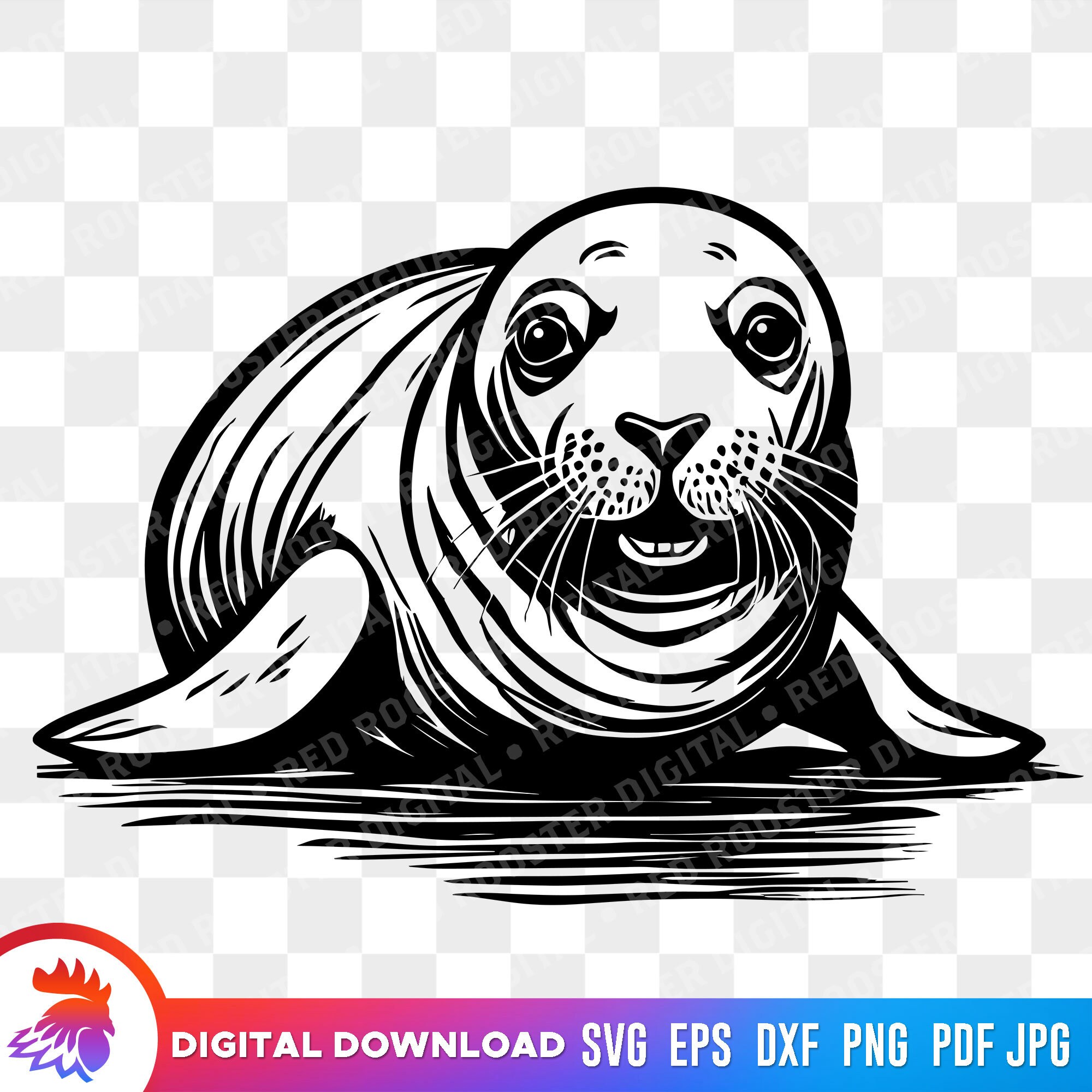 Seal Svg, Seal Pup Svg, Baby Seal, Cute Seal Pup, Seal Cut File, Seal ...