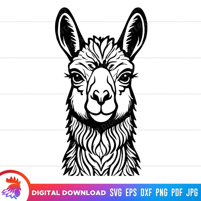 Alpaca Svg - Etsy