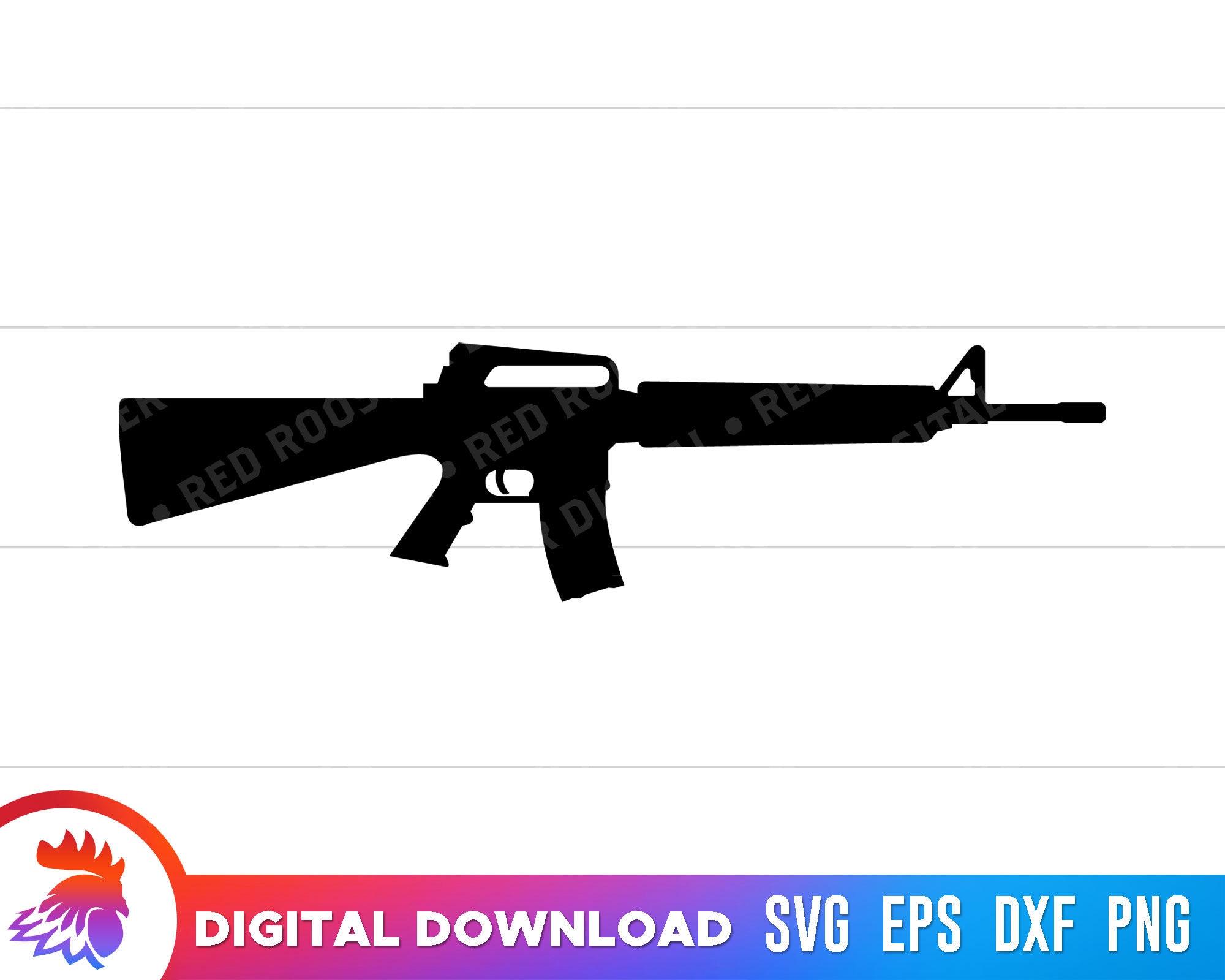 Assault Rifle SVG SVG Rifle 2nd Amendment Svg AR15 Svg Gun - Etsy