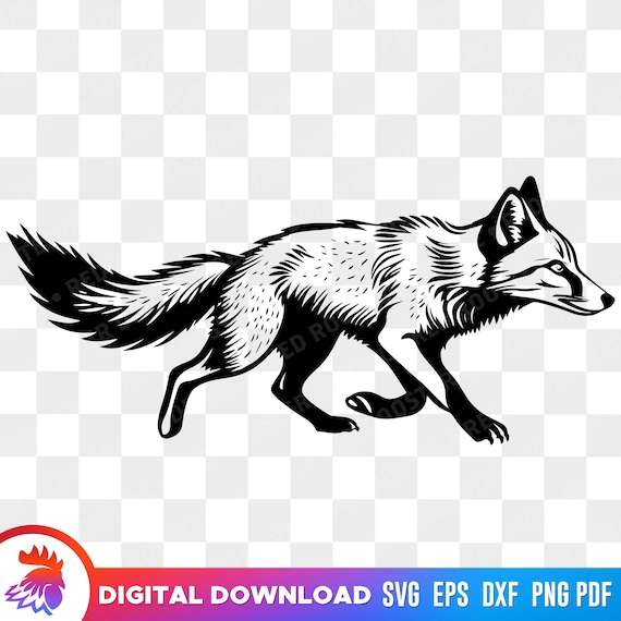 Fox Running Clipart