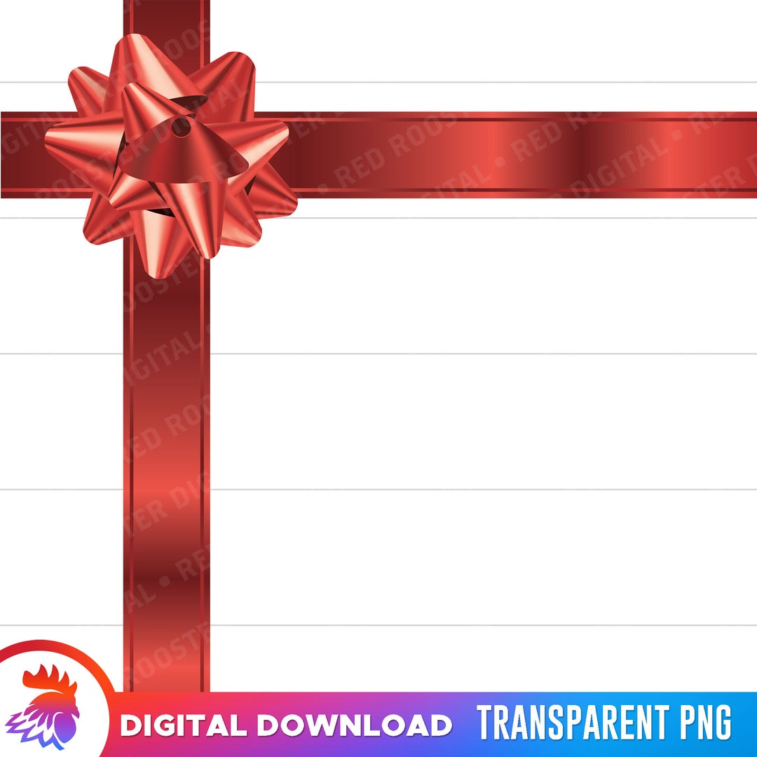 Christmas Gift Wrap, Red Christmas Bow, Transparent, PNG, Christmas ...