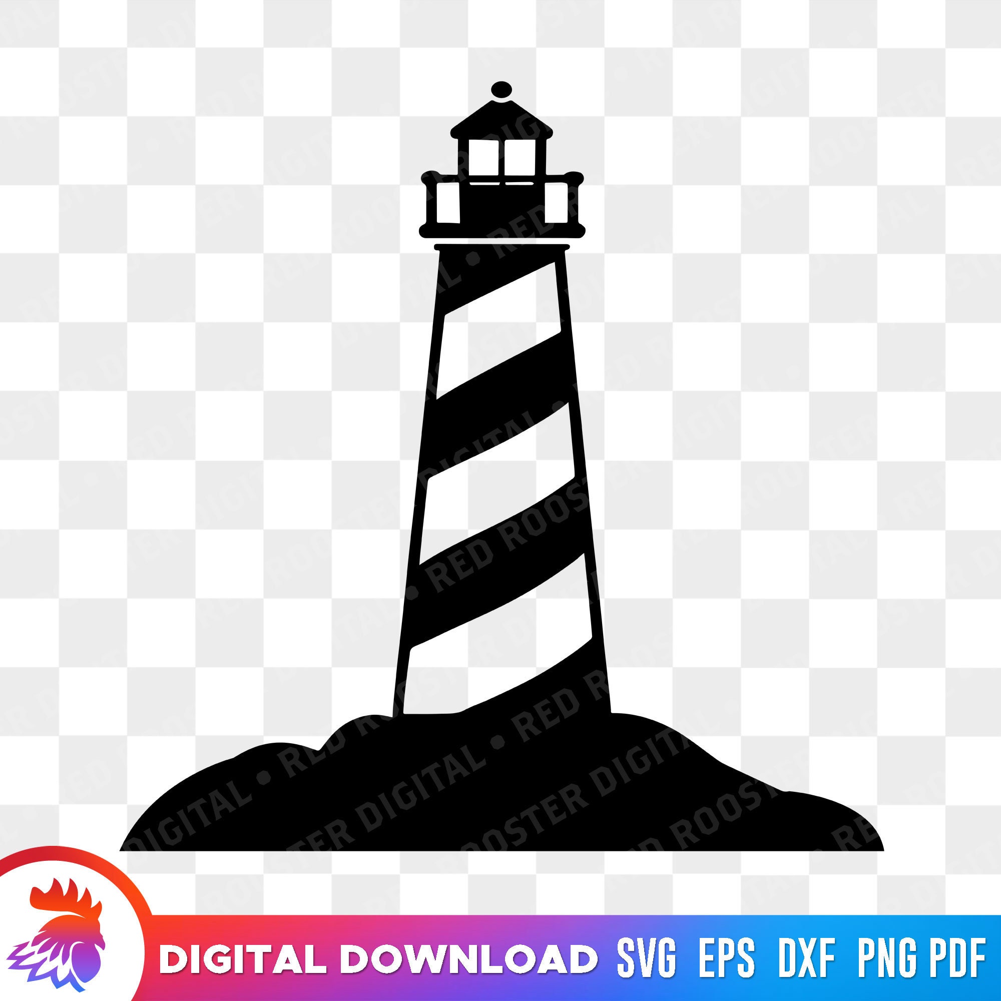 Lighthouse Svg, Lighthouse Svg File for Cricut, Lighthouse Clipart ...