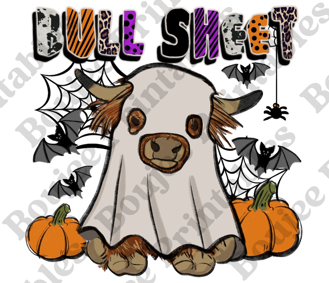 Bull Sheet Png, This is Bull Sheet Png, Halloween Cow Png, Halloween ...