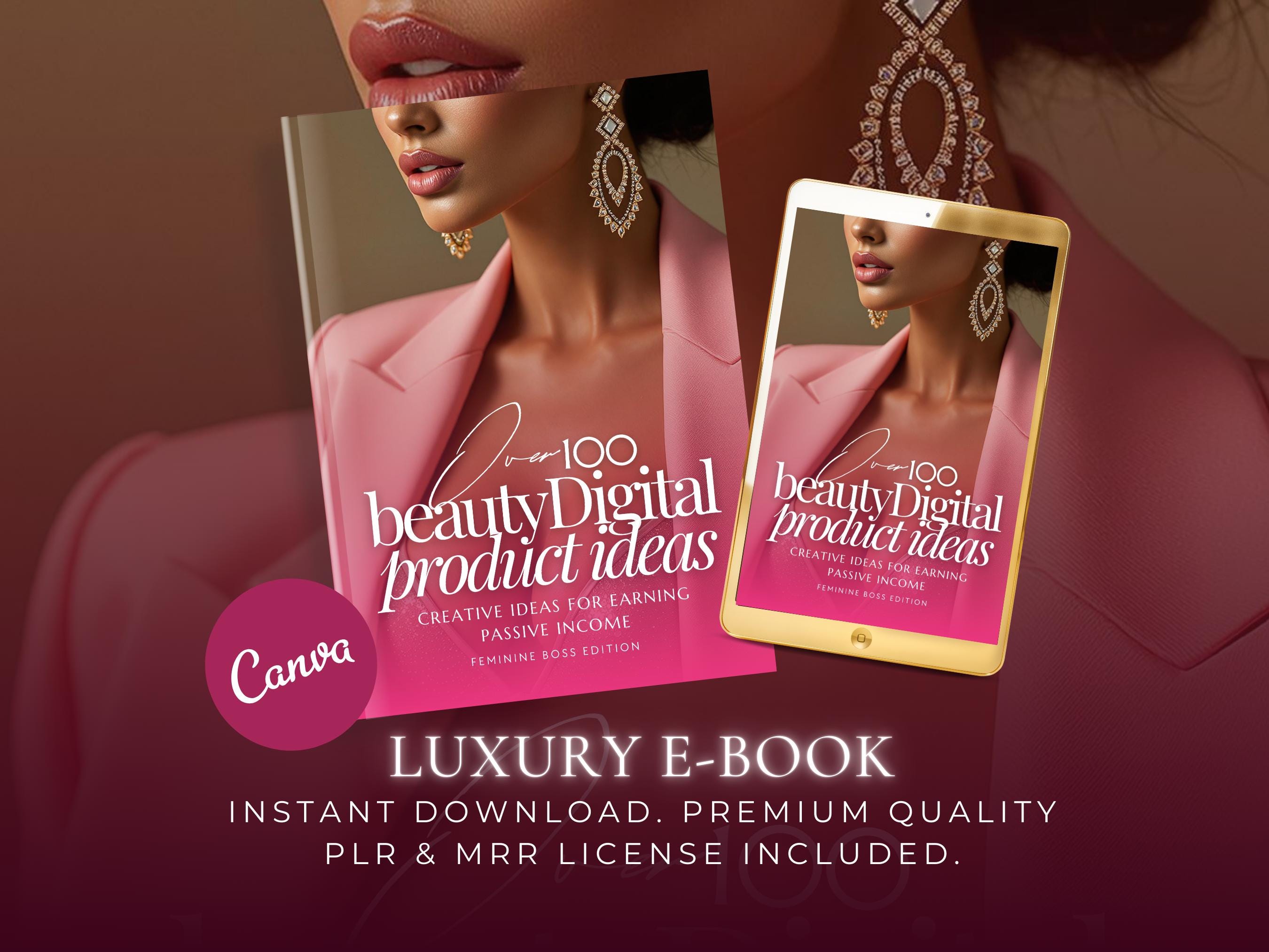 100+ Beauty Digital Product Ideas E-book | Feminine PLR/MRR | Passive ...