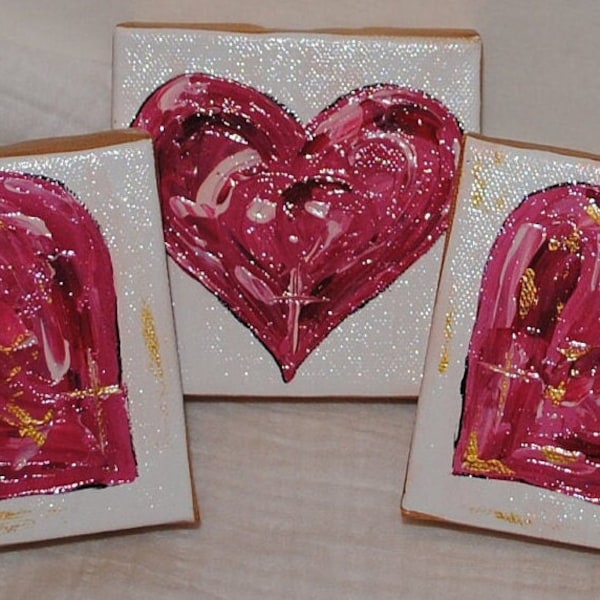 Heart Painting - Etsy