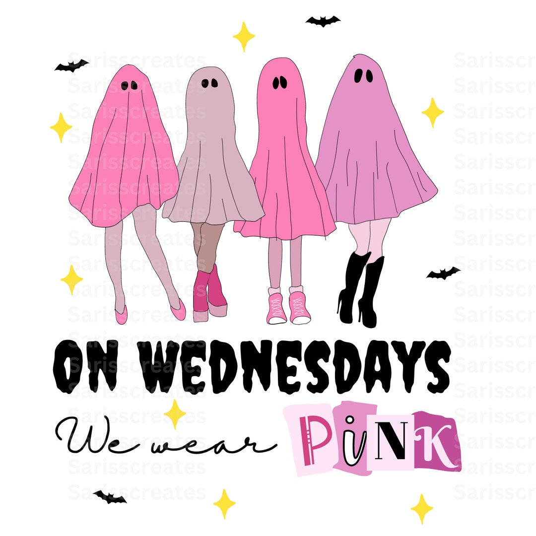 On Wednesdays We Wear Pink Halloween Svg Mean Girls Inspired - Etsy