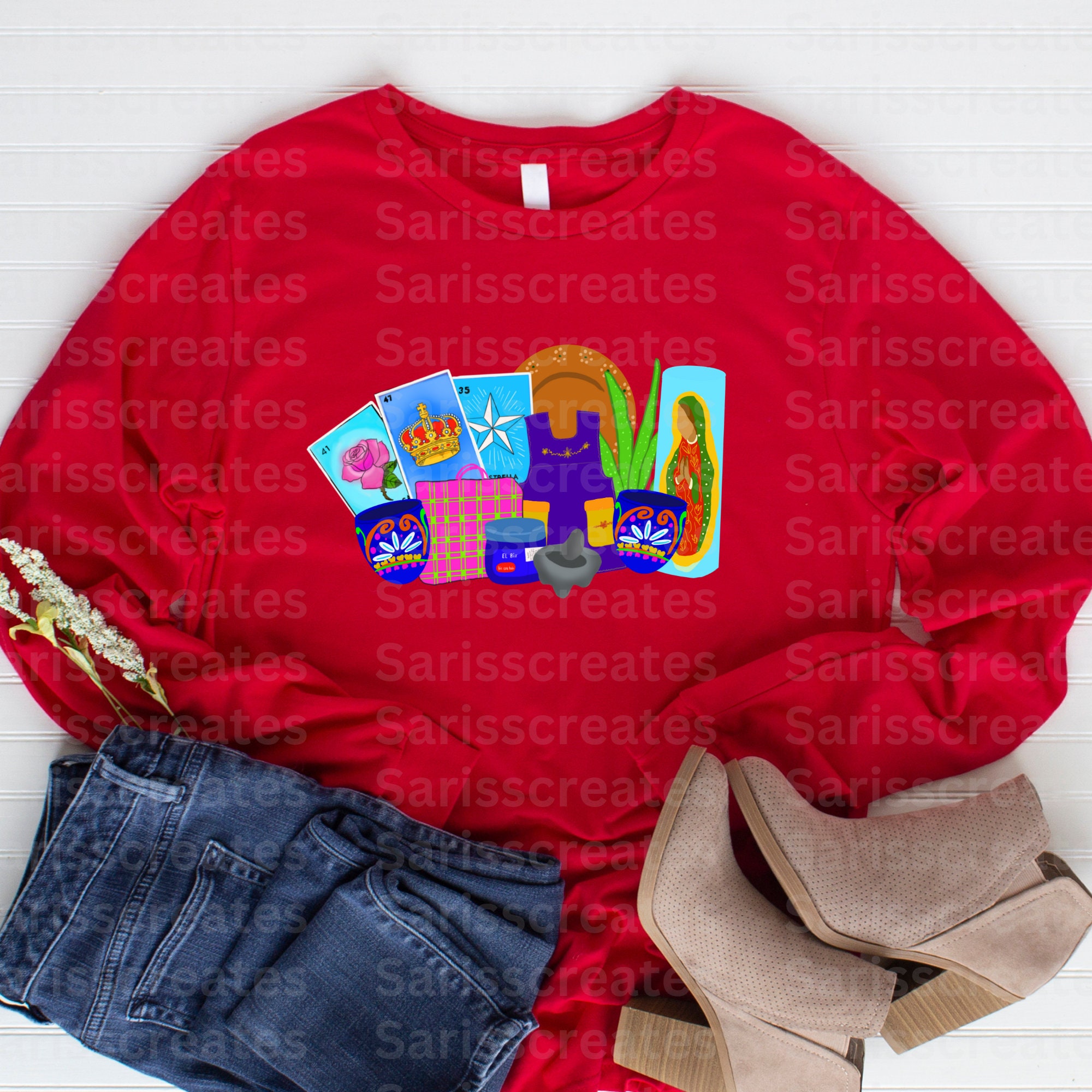 Senora Vibes Digital Design, Latina Life Clip Art, Hand Drawn Latina ...