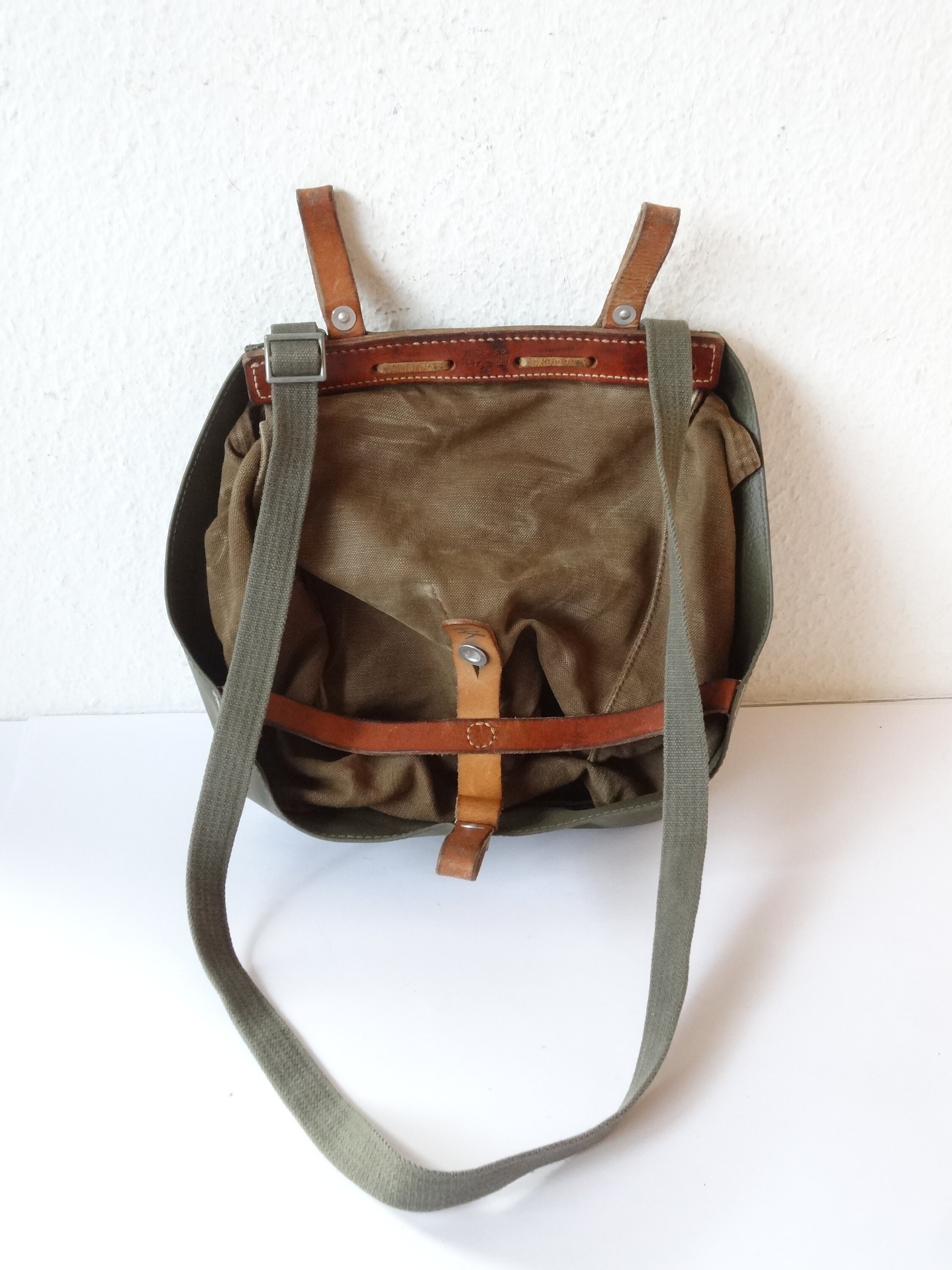 Mint Vintage Rarity Swiss Army Military Bread Bag Shoulder 1973 ...