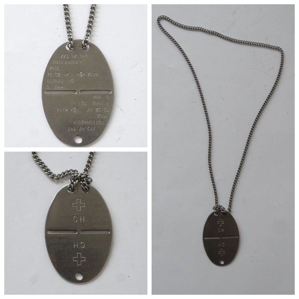 Military Identification Tag - Etsy