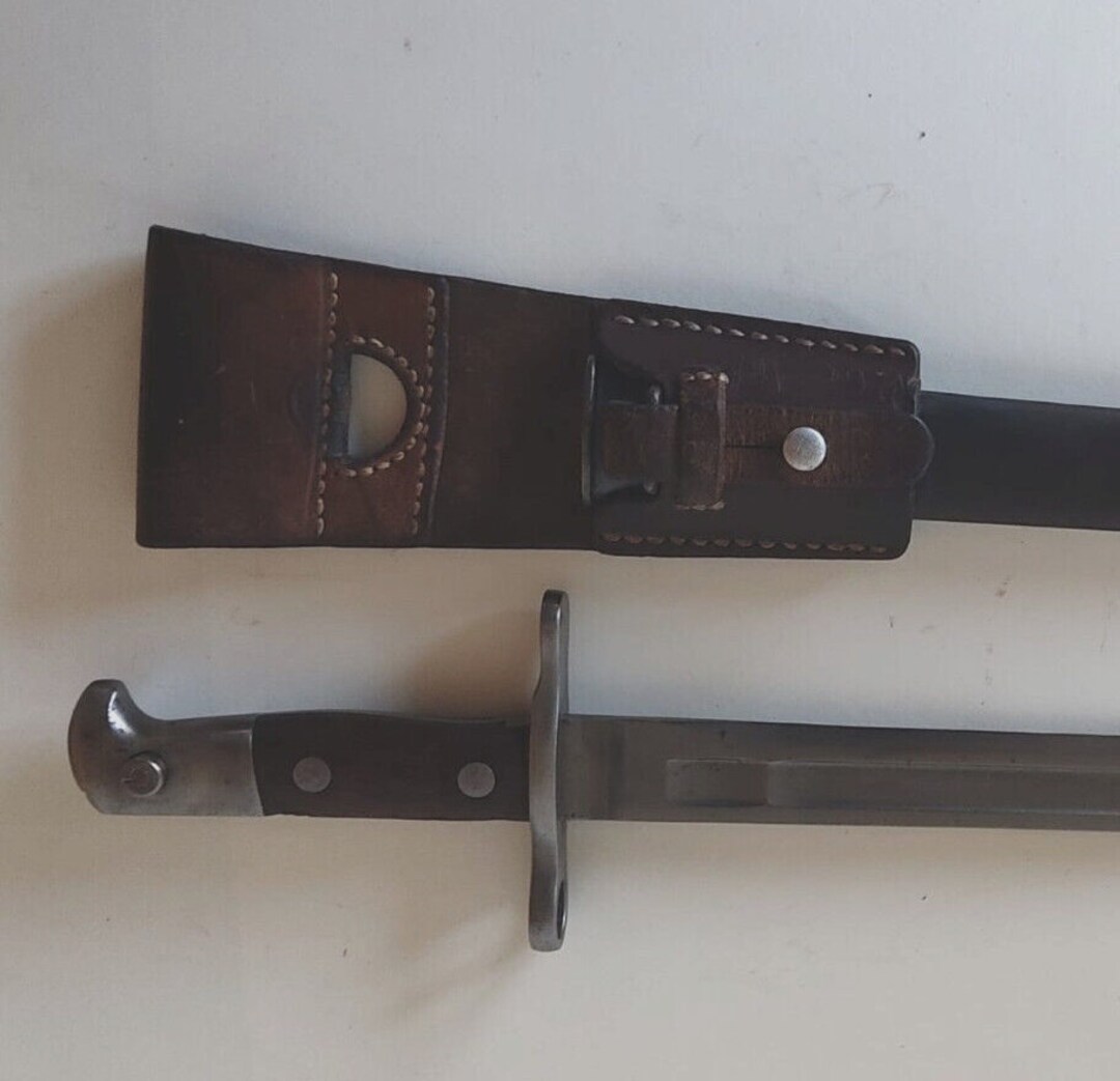 Swiss Army Soldier Dagger M1889/M1899 With Leather Frog Swiss Army Dirk ...