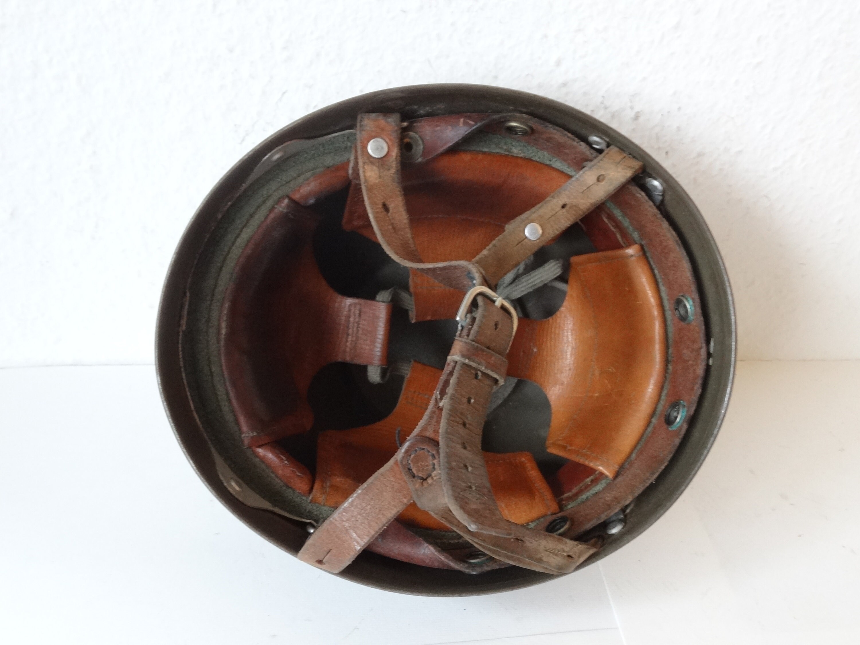 Original Vintage Swiss Army Military Motorcycle Condor Helmet Helm ...