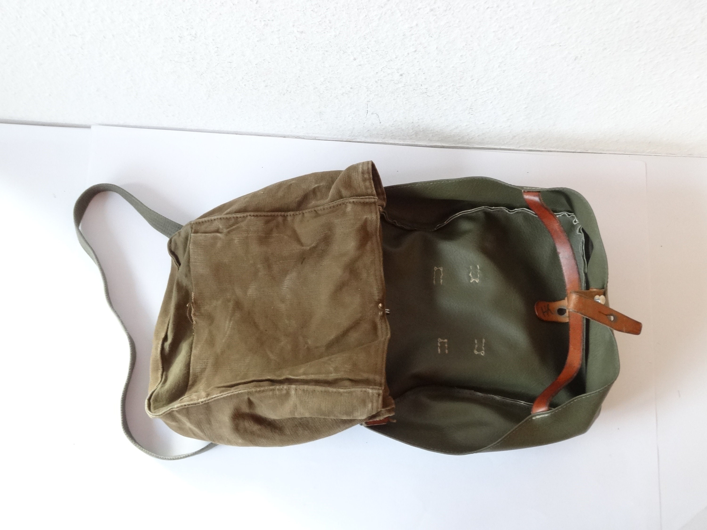Mint Vintage Rarity Swiss Army Military Bread Bag Shoulder 1973 ...