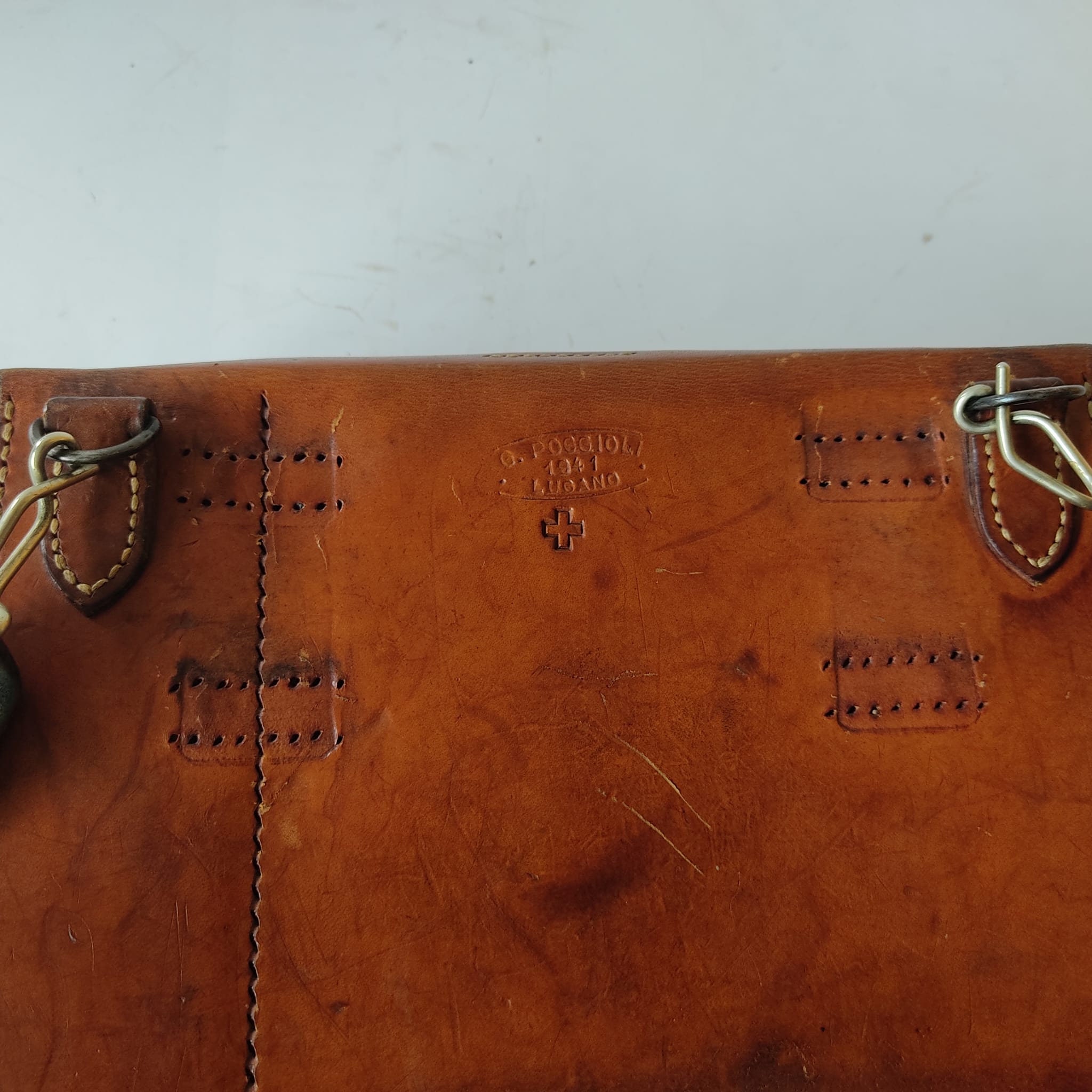 Stunning Swiss Army Military Officer Leather Bag Vintage - Etsy