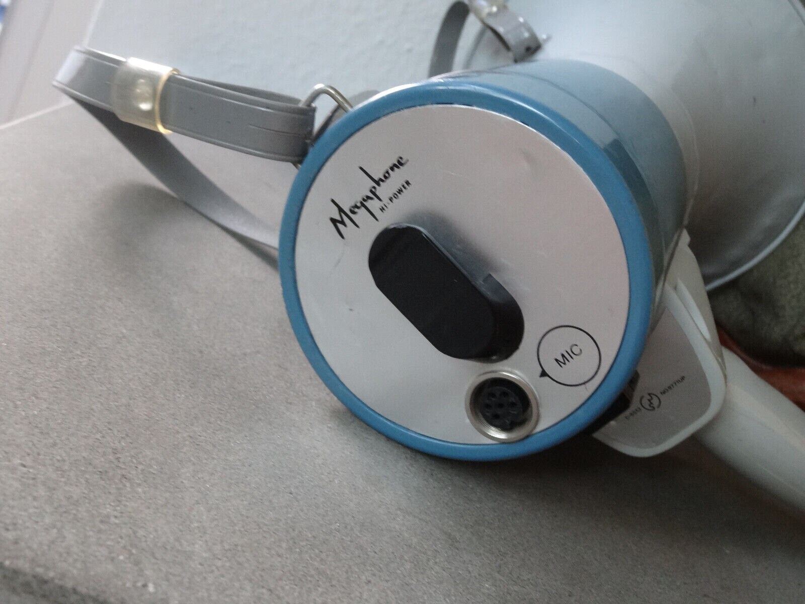 Swiss Army Military Megaphone With Salt&pepper Canvas Bag Leather ...