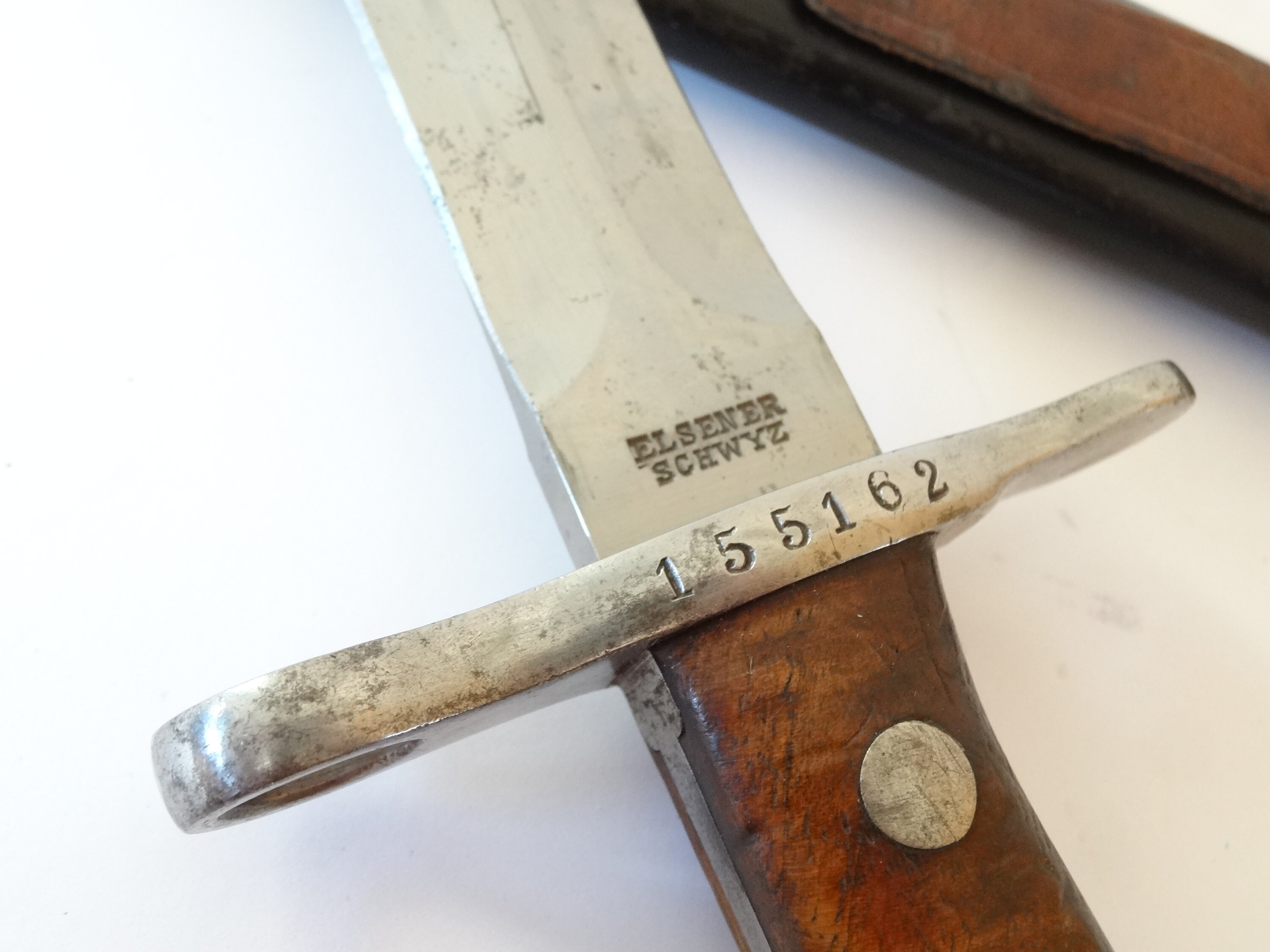 Swiss Army Soldier Dagger M1918 With Leather Frog Swiss Army Dirk ...