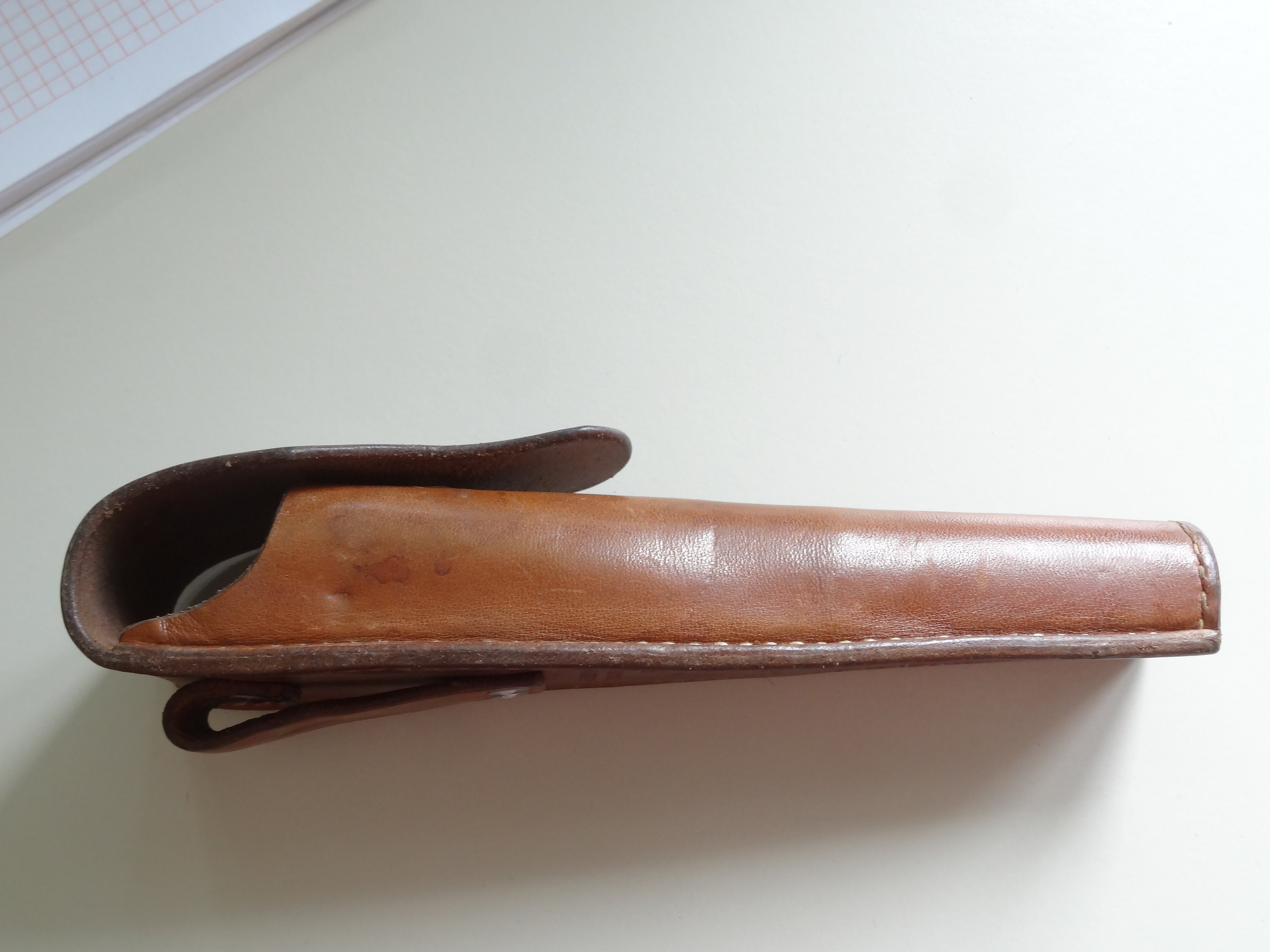 Vintage Swiss Army Military Leather Schießbecher for K31 Bag for Rifle ...