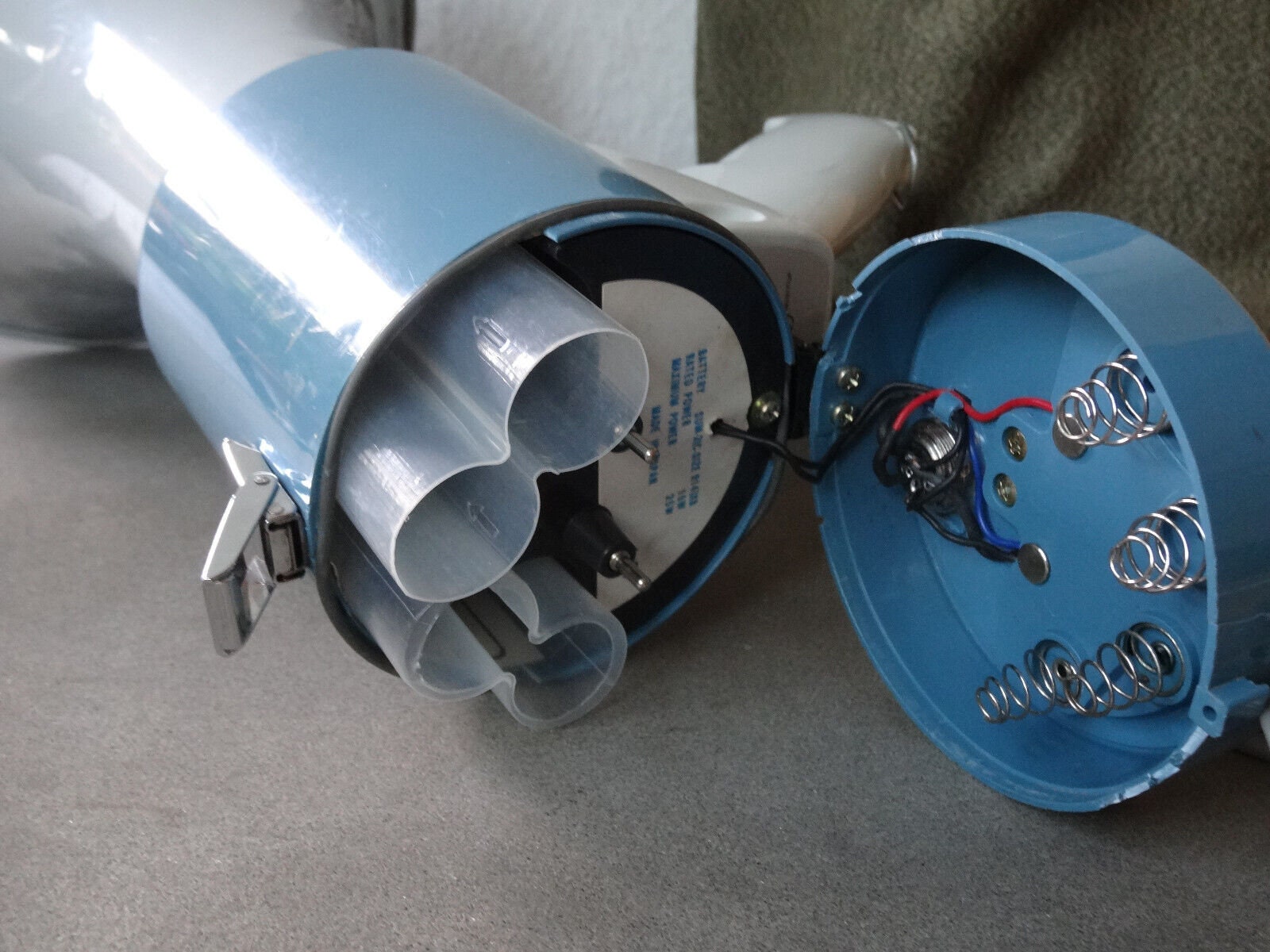 Swiss Army Military Megaphone With Salt&pepper Canvas Bag Leather ...