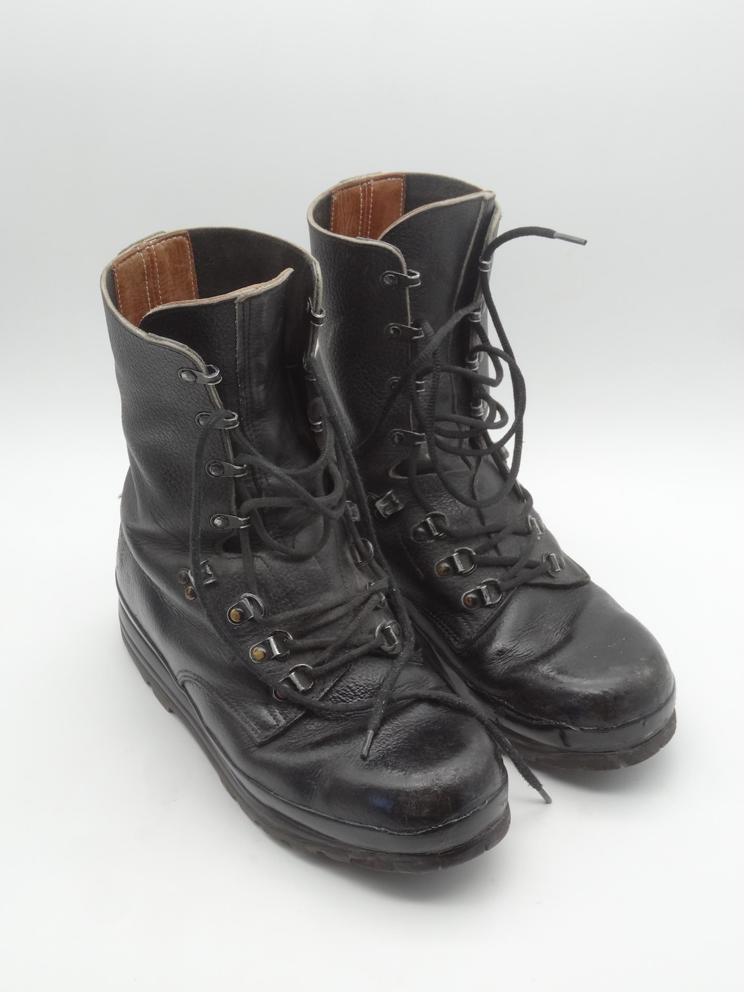 Vintage Original RAICHLE Swiss, Army High Boots Mountain Hiking Combat ...