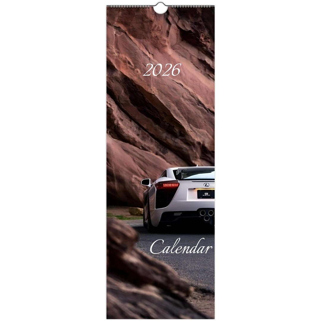 2026 Lexus Cars Calendar (USA - CANADA) - Personalized Wall Art ...