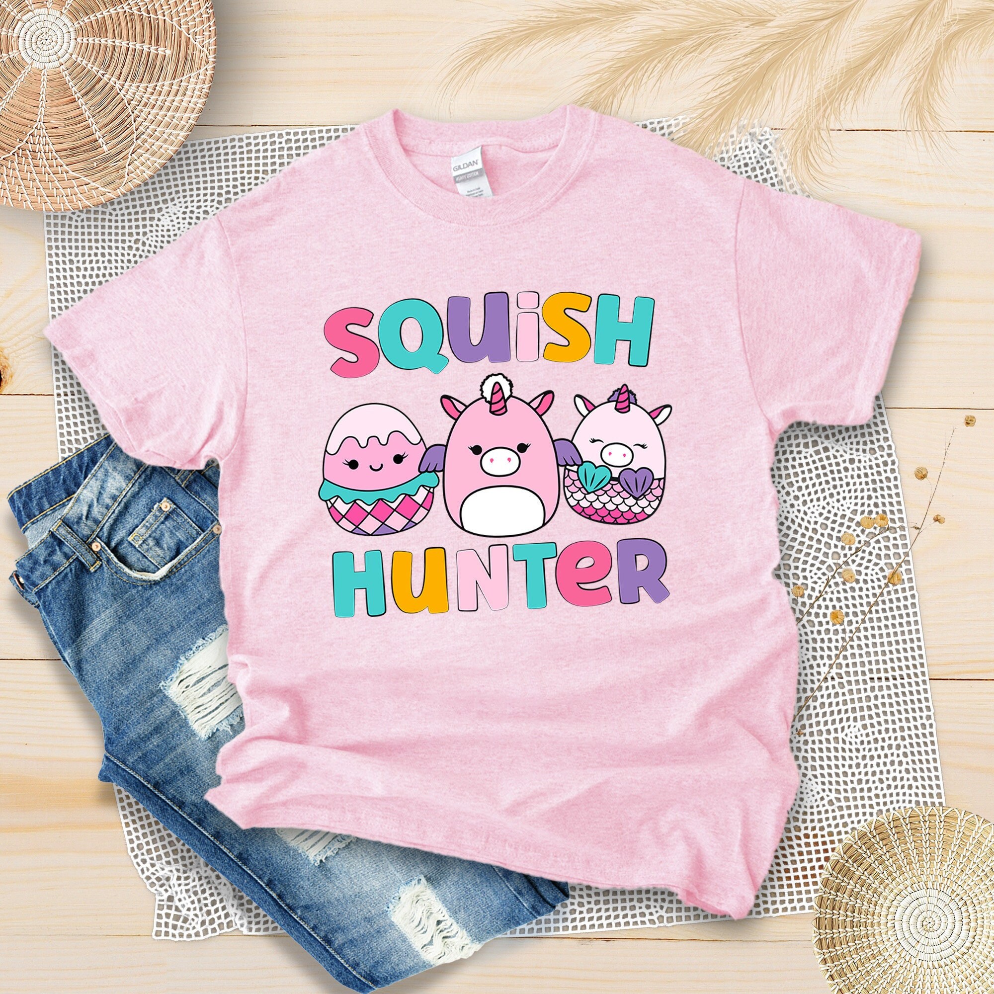 Cute Squishmallow Shirt Squishmallow Hunter Shirt - Etsy