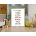 Set of 6 Printable Poster for Playroom, Kindergarten Poster ...