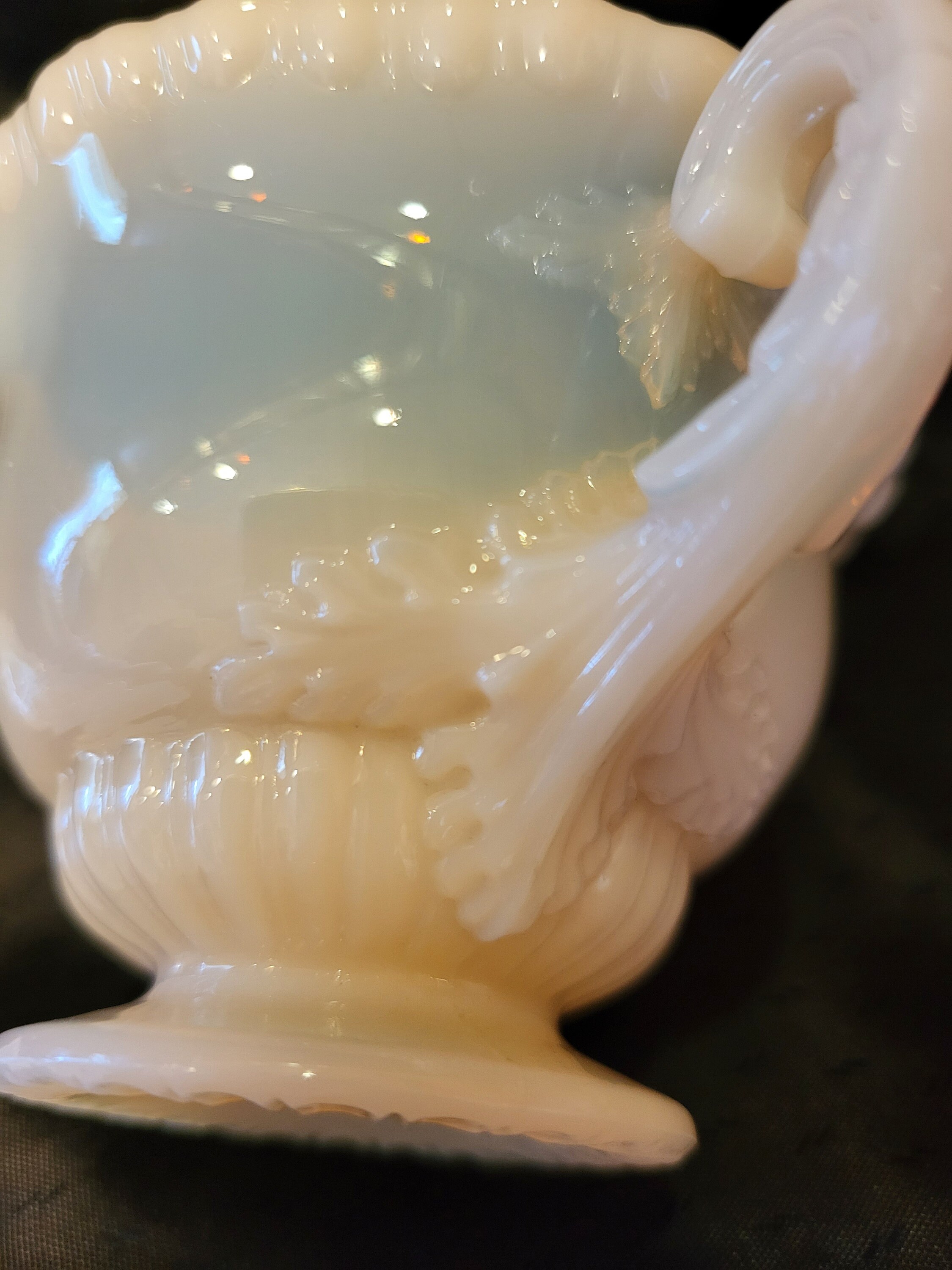 Vintage Boyd Opalescent Pink Tea Cup Set - Etsy