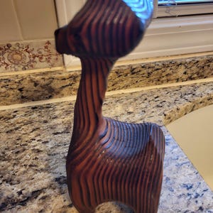 Hand Carved Wooden Witco Tiki Cat Figurine - Etsy