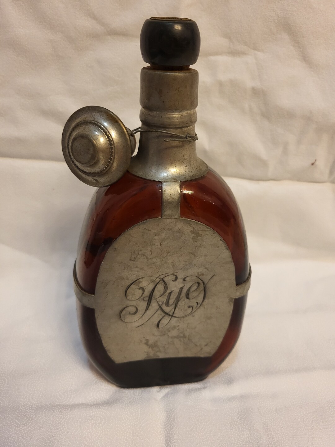 Antique 19th Century Amber Rye Decanter - Etsy