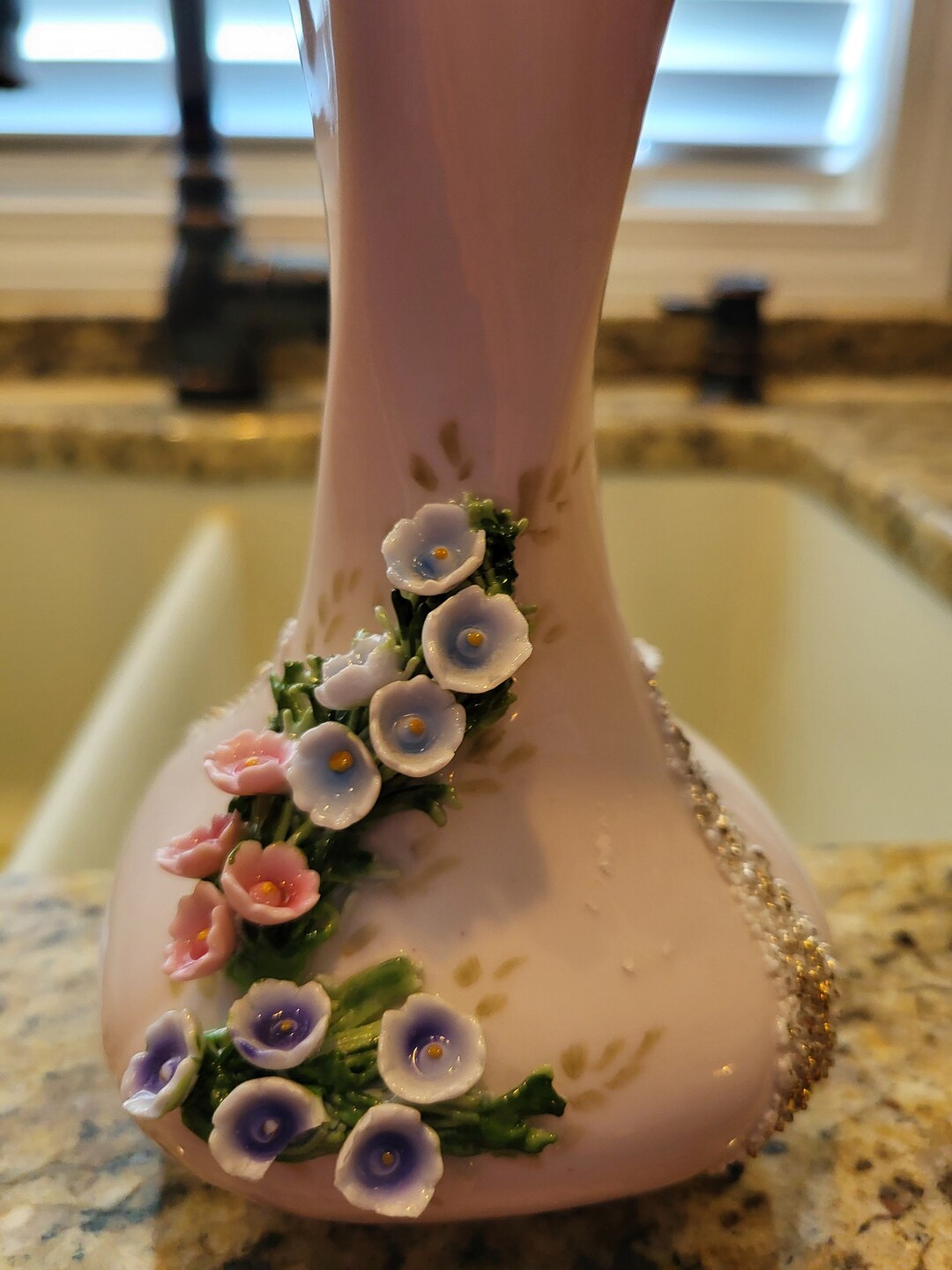 Vintage Lefton Pink Porcelain Vases - Etsy