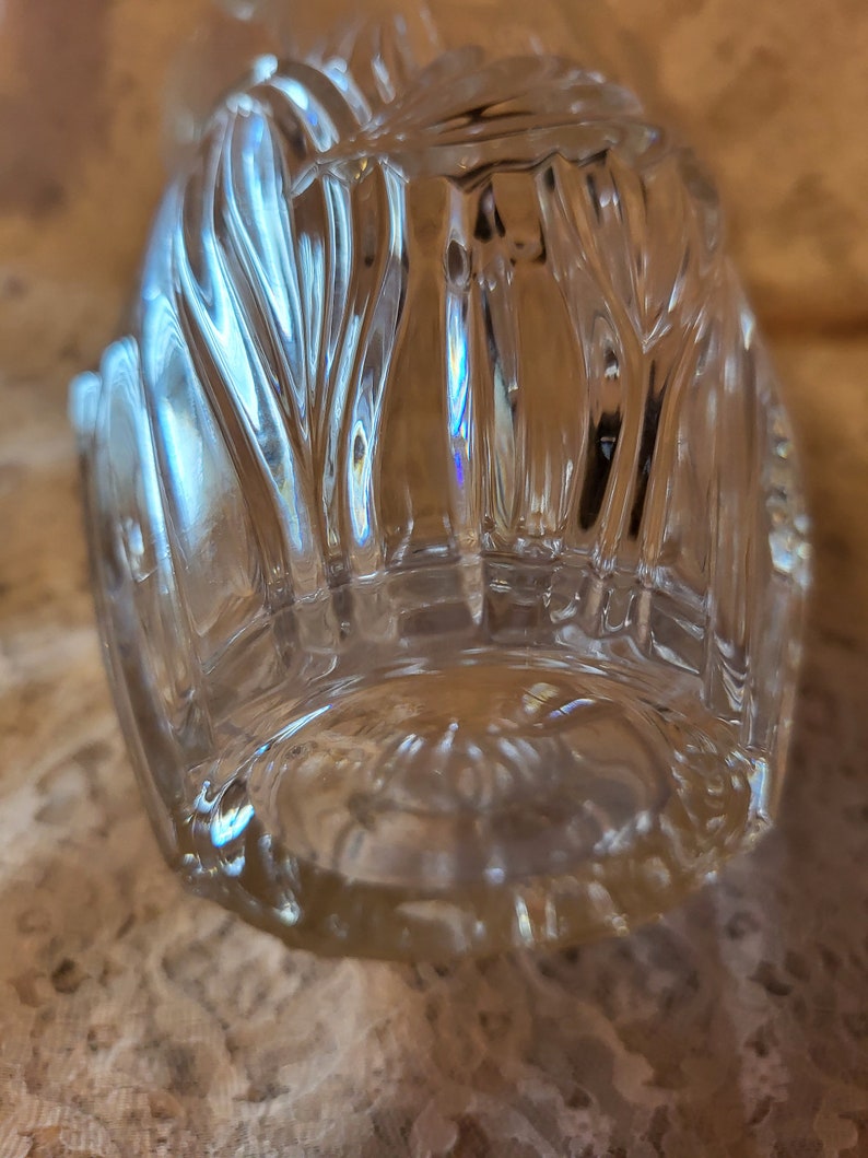 Block Crystal Vase - Etsy