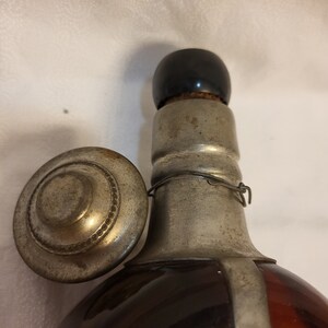 Antique 19th Century Amber Rye Decanter - Etsy