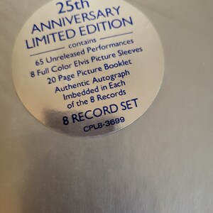 Vintage Elvis Presley 25th Limited Edition Vinyl Record and in Original Wrapping - Etsy